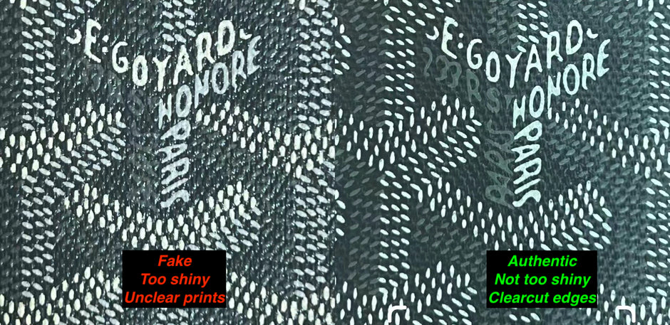 How to Authenticate a Goyard Bag: Goyardine print, logo, stitching and ...