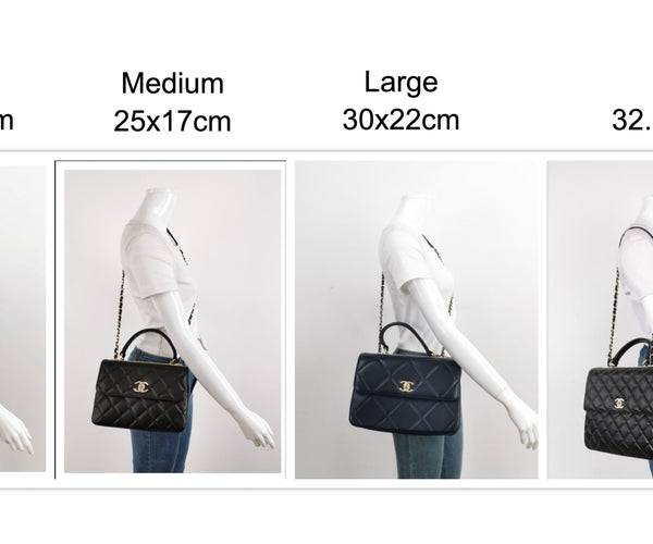 Size Guide: The Chanel Trendy CC Bag – Luxbags
